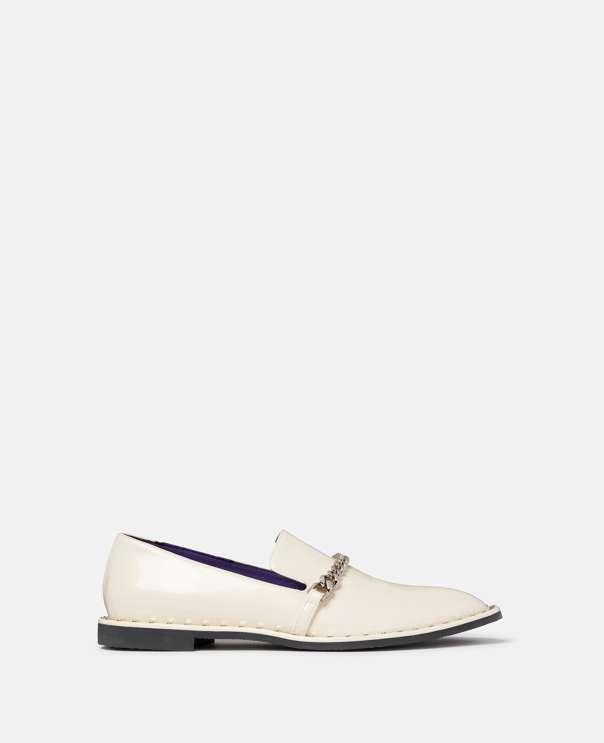 Women Ivory Falabella Loafers | Stella McCartney US