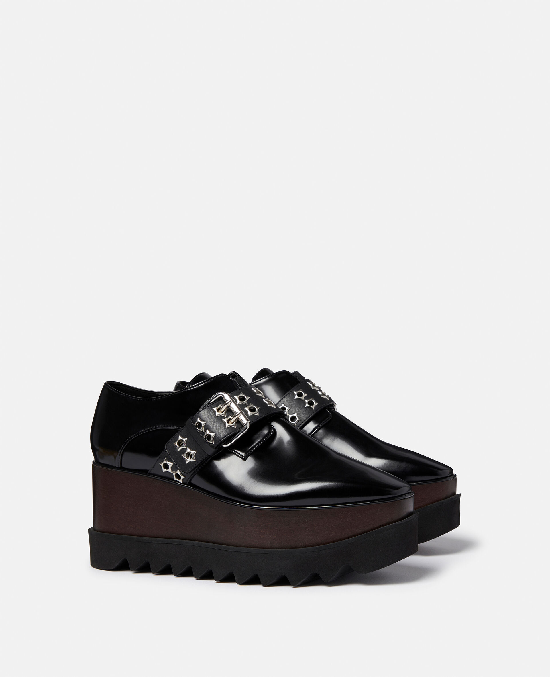 Scarpe con suola alta e borchie Elyse Nero da Women | Stella McCartney IT