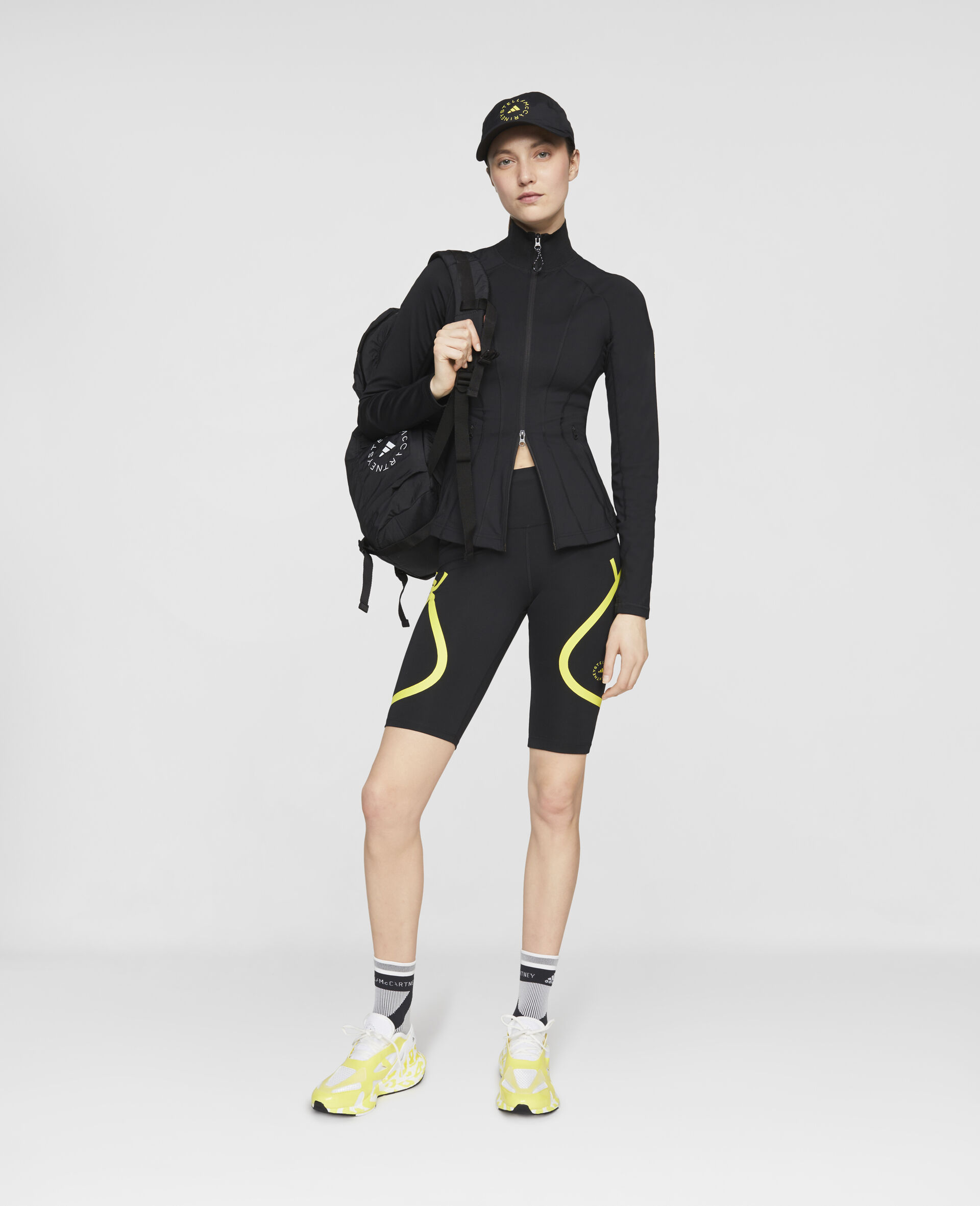 Women 블랙 And 쇼크 옐로우 Truepurpose 트레이닝 미드레이어 Stella Mccartney Kr