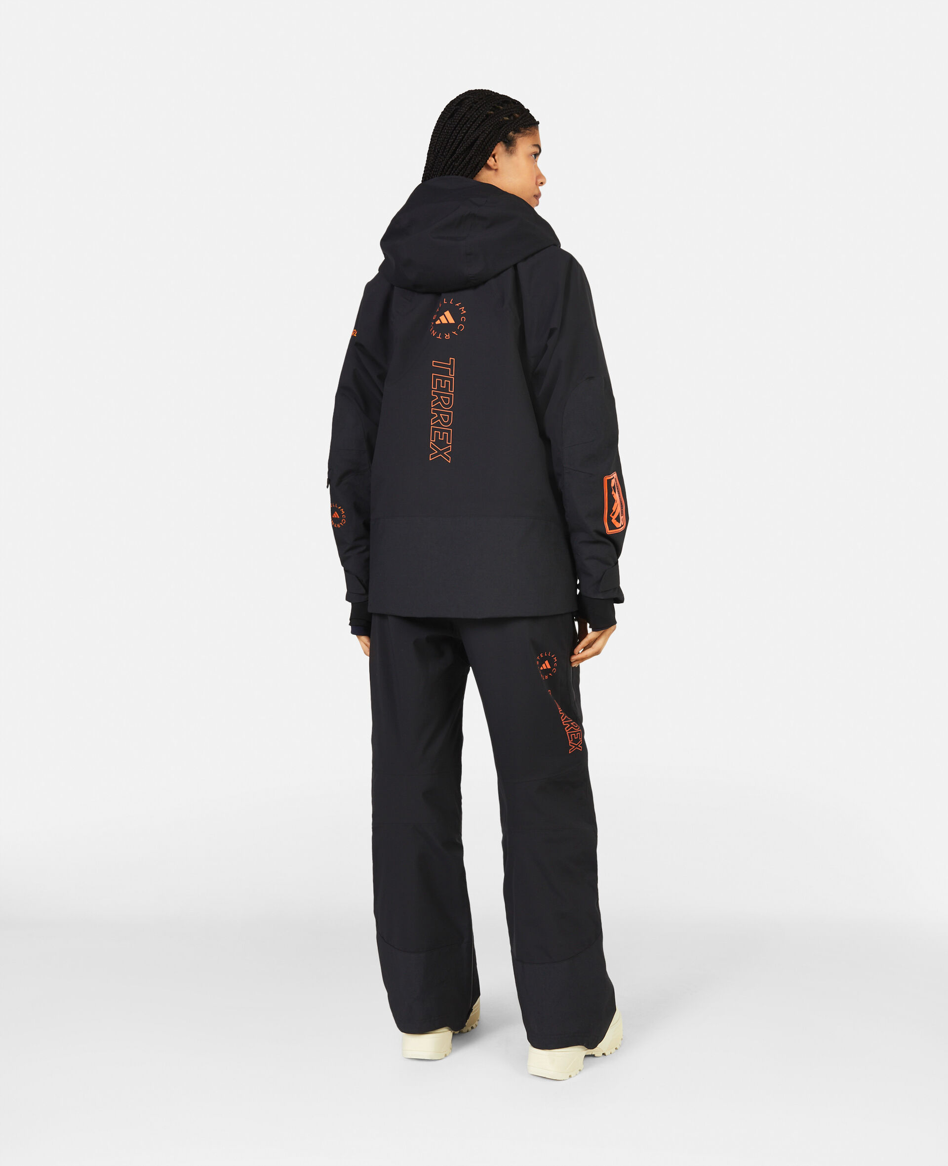 Women 블랙 테렉스 트루네이처 더블 레이어 인슐레이티드 재킷 Stella Mccartney Kr