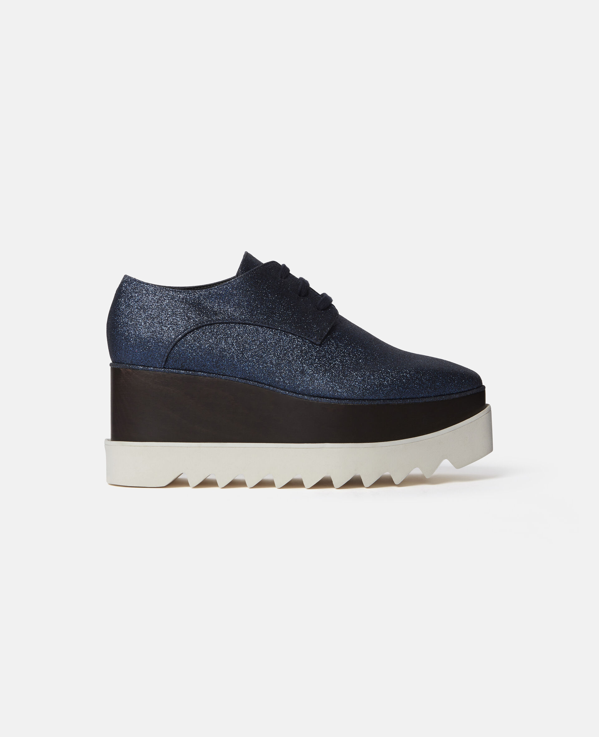 Women Deep Midnight Elyse Glitter Platforms | Stella McCartney AU