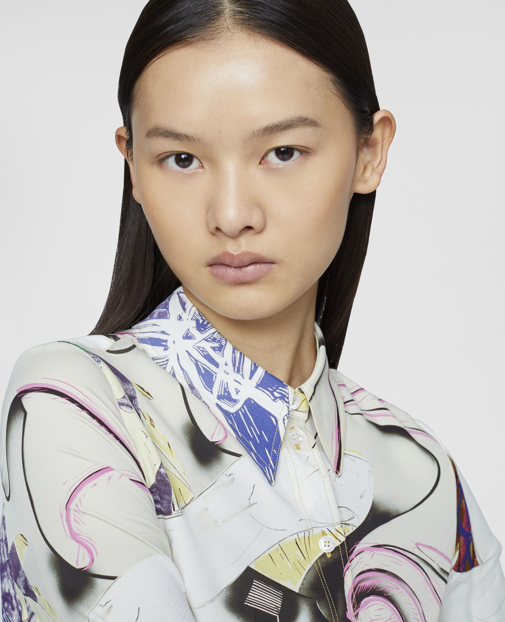 Women 멀티컬러 프랭크 스텔라 Ahab 스타일 프린트 셔츠 Stella Mccartney Kr