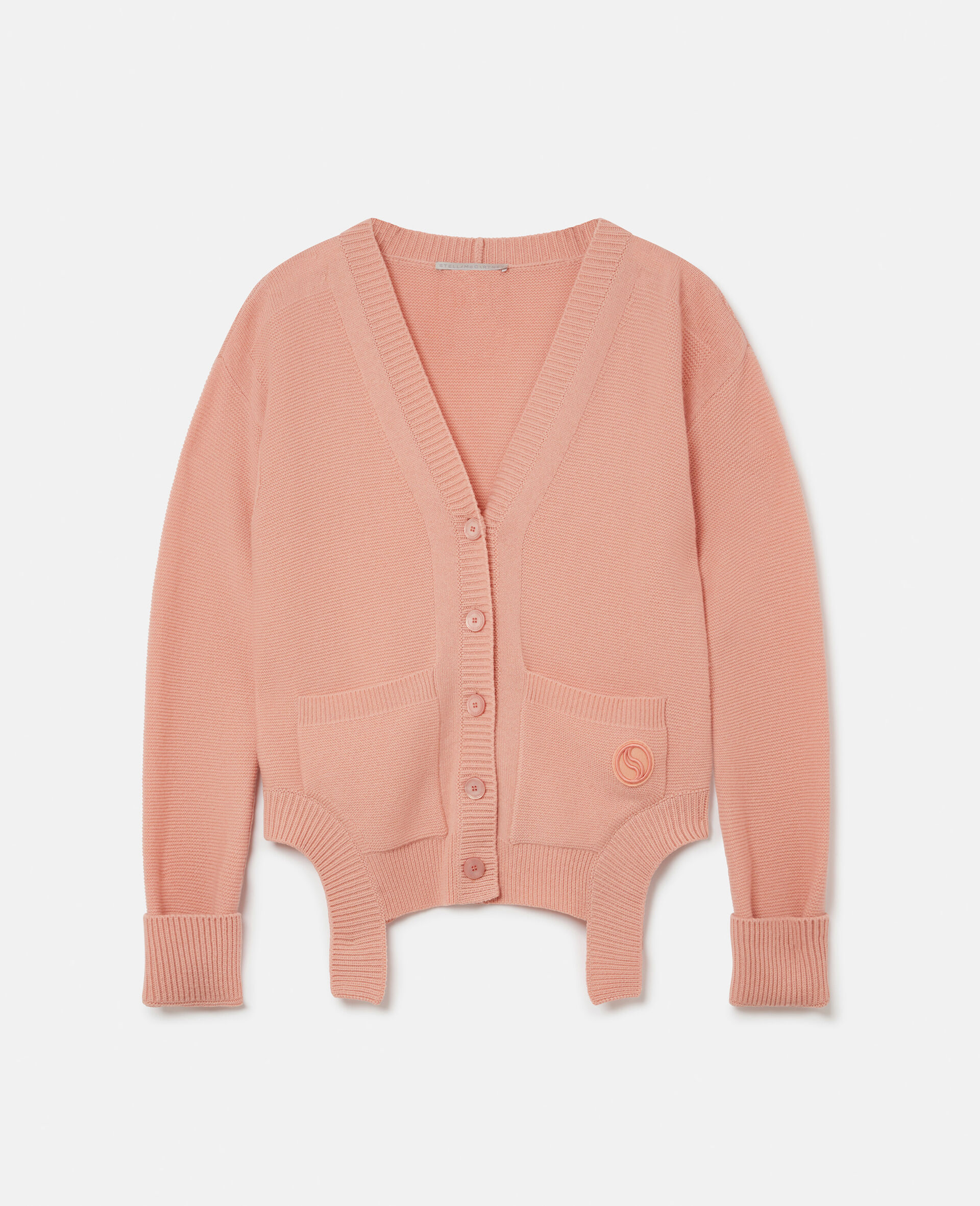 Women 소프트 더스티 핑크 S 웨이브 재생 캐시미어 카디건 Stella Mccartney Kr