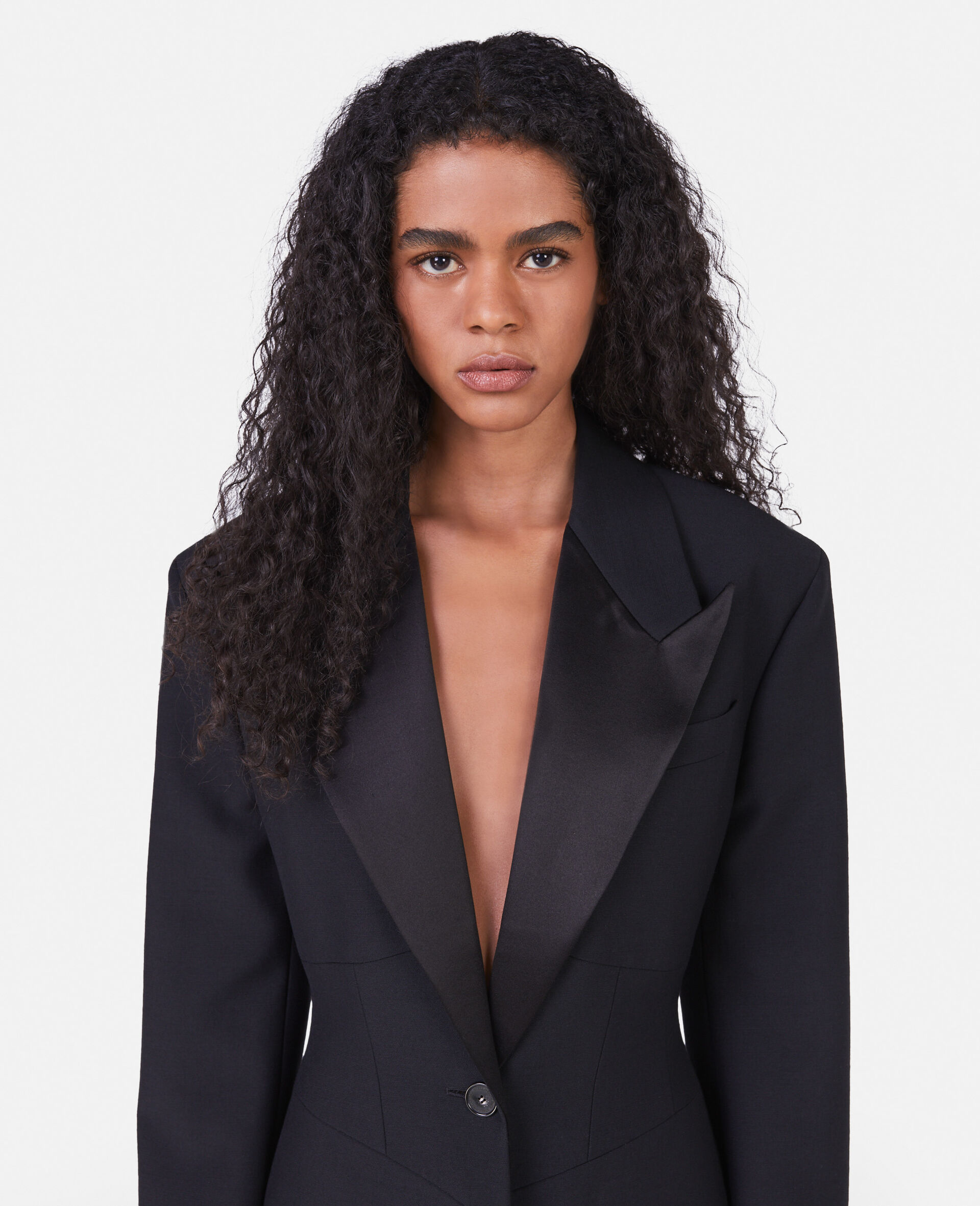 Women Black Corset Waist Coat | Stella McCartney AE