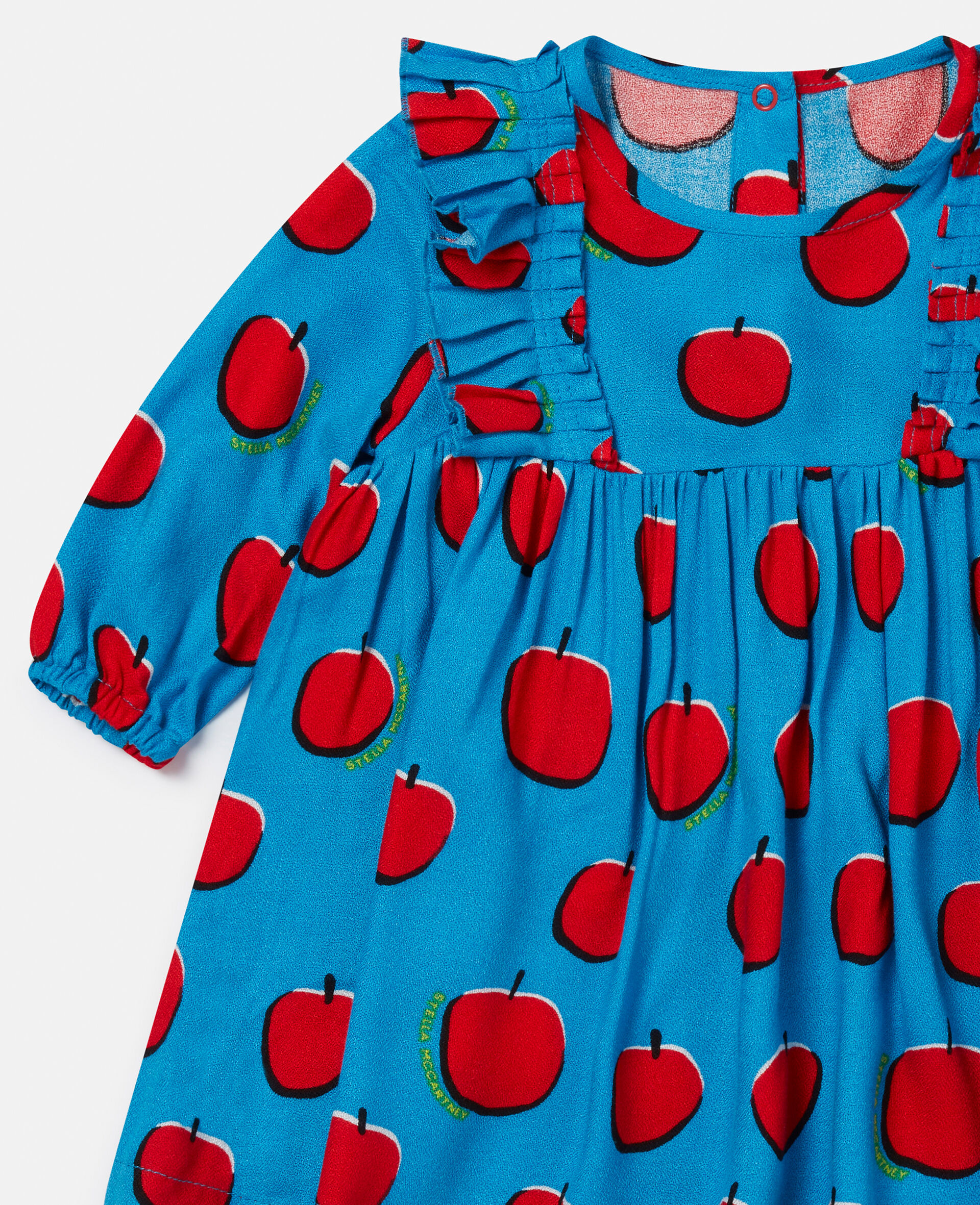 Women 블루 애플 프린트 크레이프 드레스 Stella Mccartney Kr