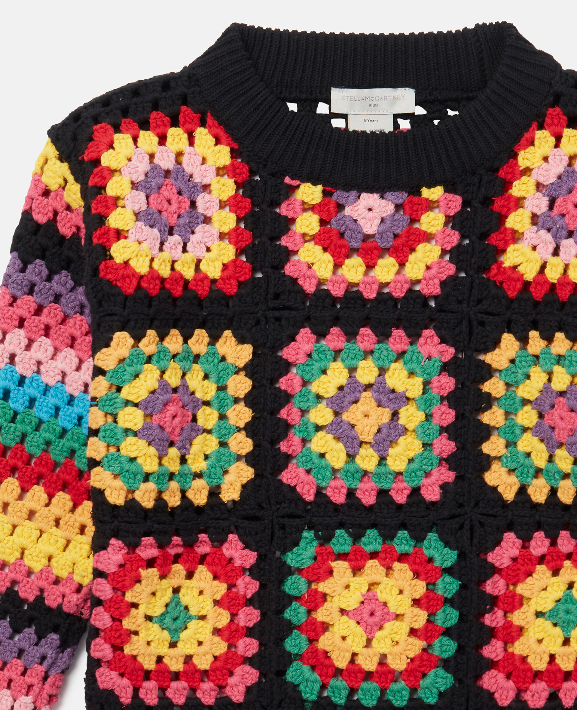 Women Multicolour Granny Square Crochet Jumper | Stella McCartney AU