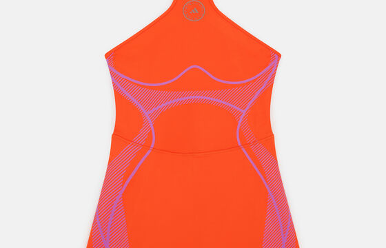 Women Active Orange TruePace Running Dress | Stella McCartney US