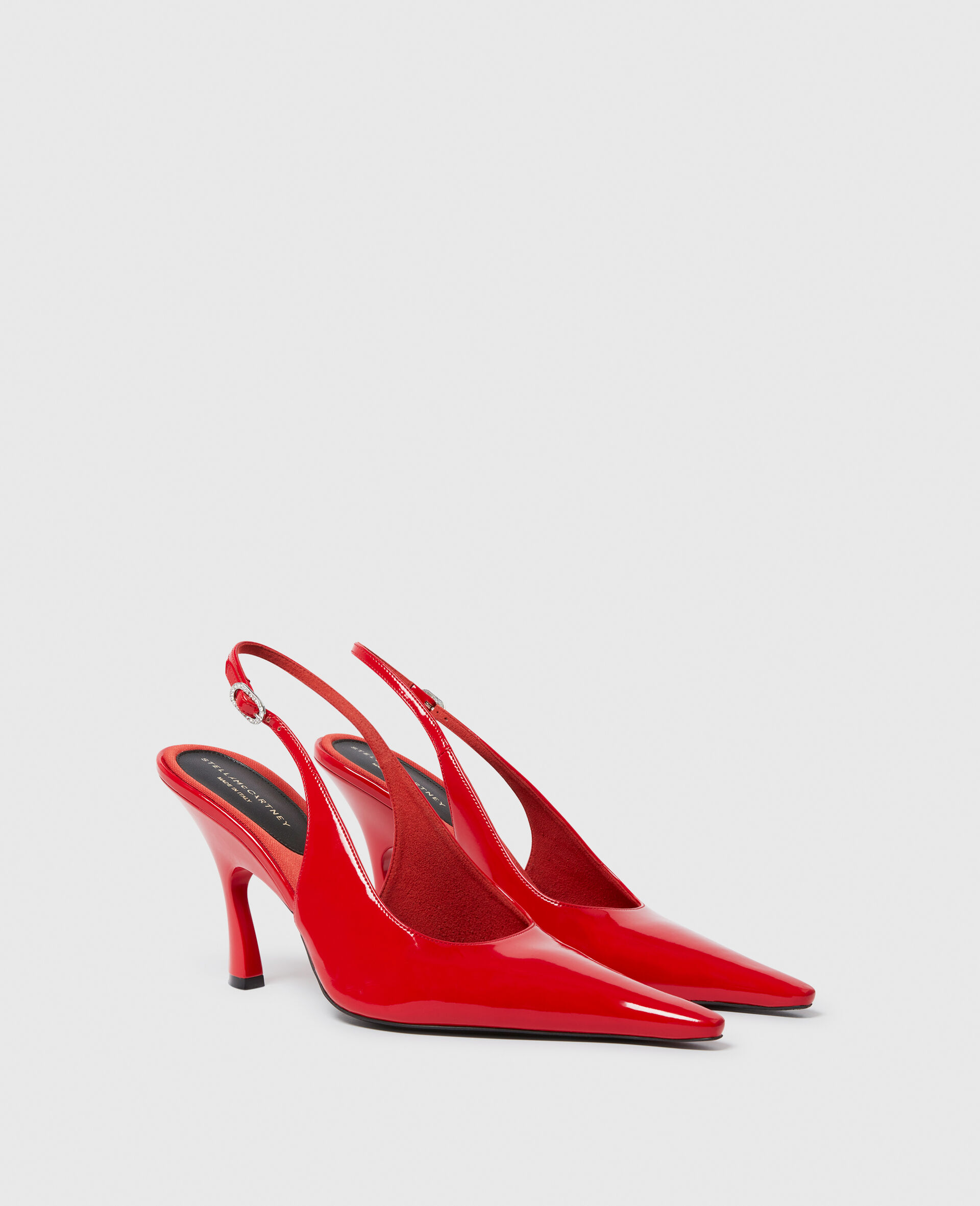 Women Lipstick Red Elsa Pointed Toe Slingbacks | Stella McCartney US