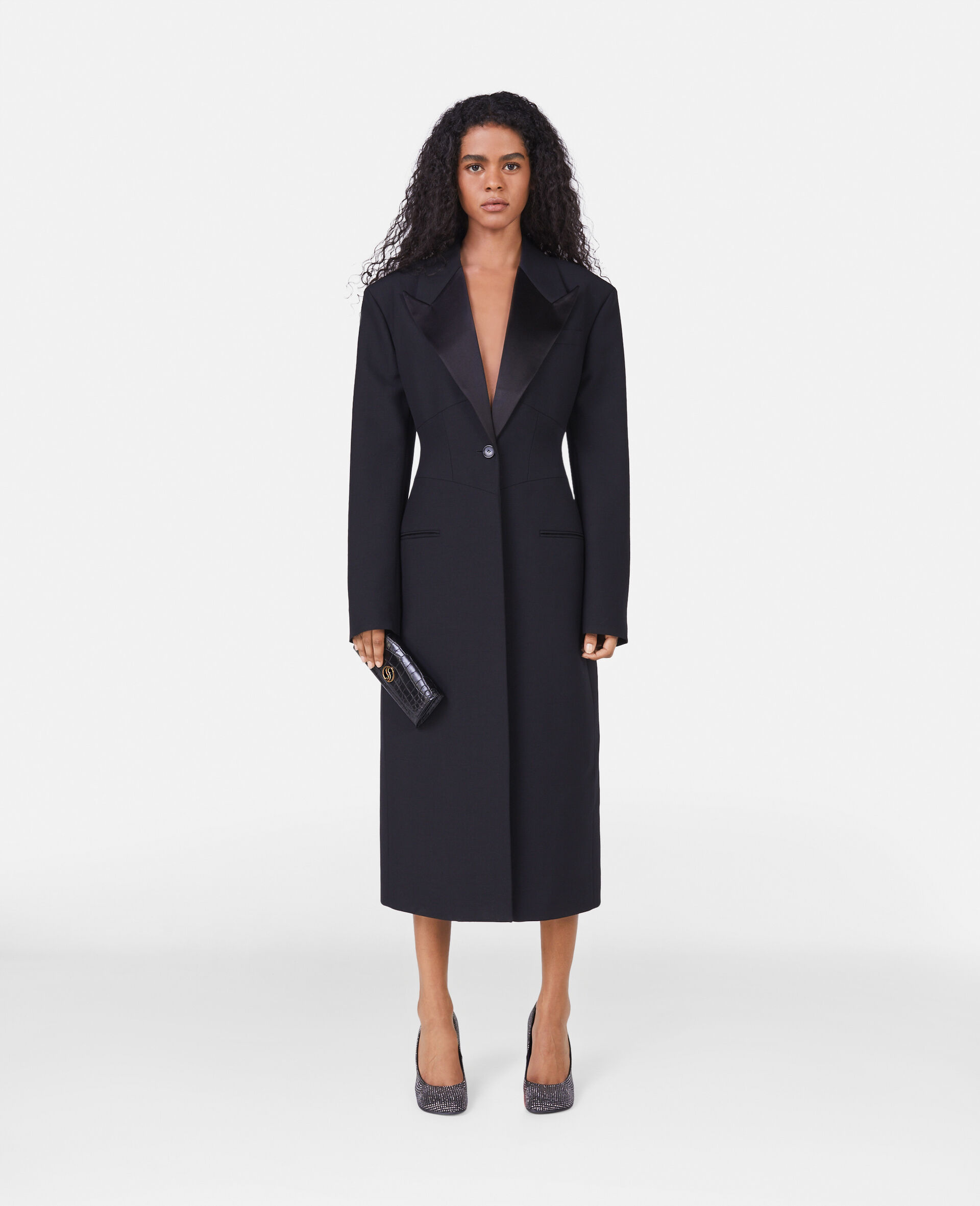 Women Black Corset Waist Coat | Stella McCartney AE