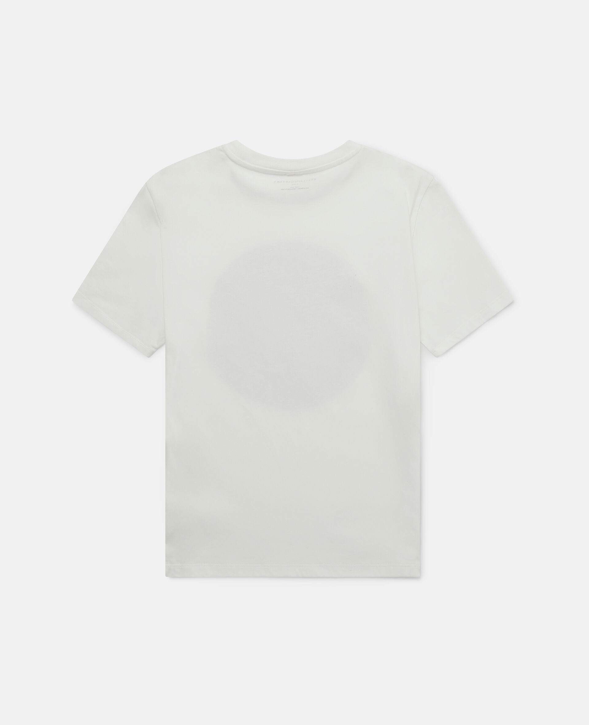 Women 크림 스크리블 프린트 로고 디스크 티셔츠 Stella Mccartney Kr