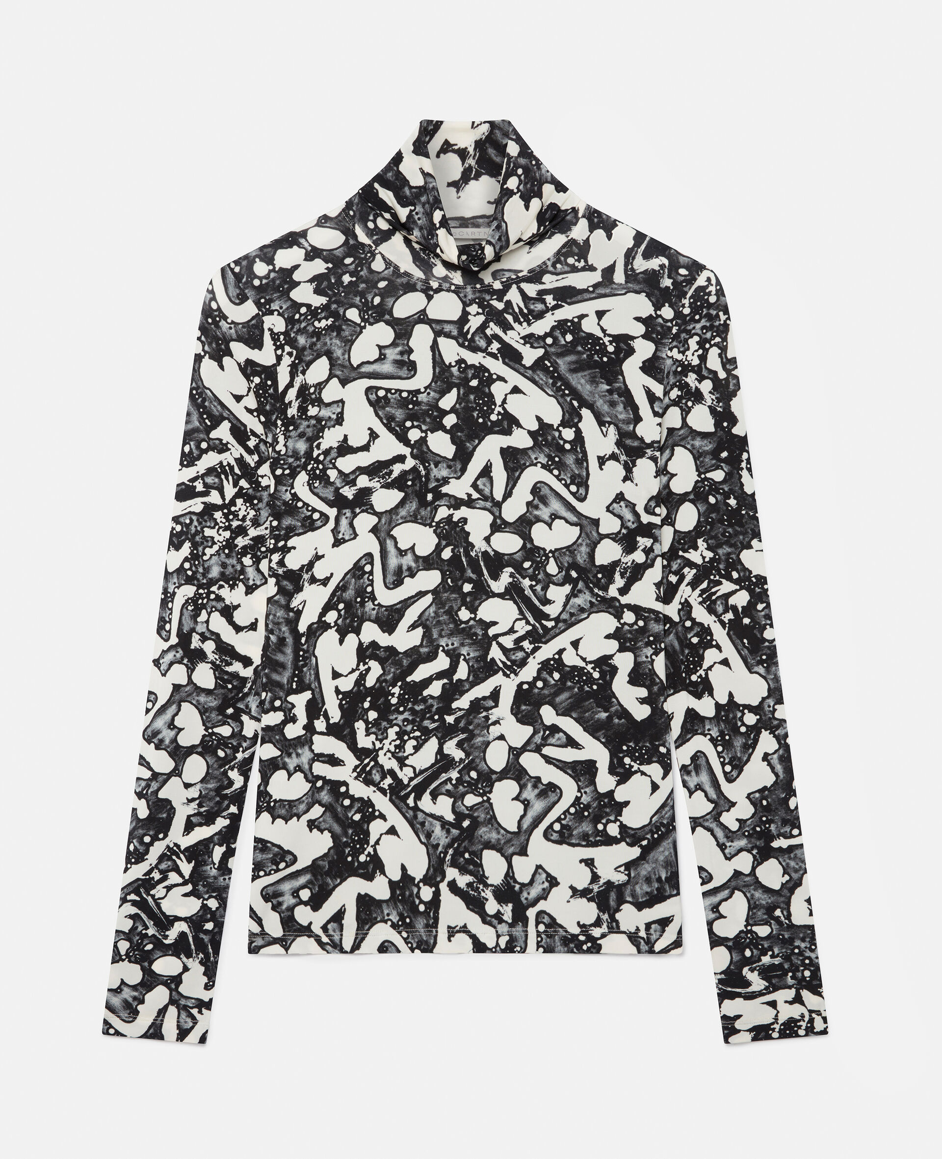 Women 블랙 And 화이트 프랭크 스텔라 Swan 스타일 프린트 탑 Stella Mccartney Kr